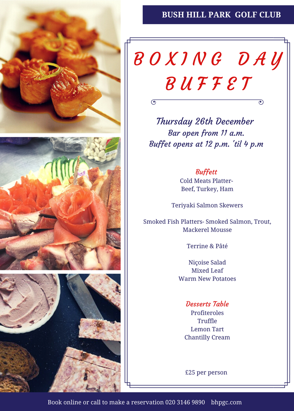 Love Your Doorstep Enfield Boxing Day Buffet